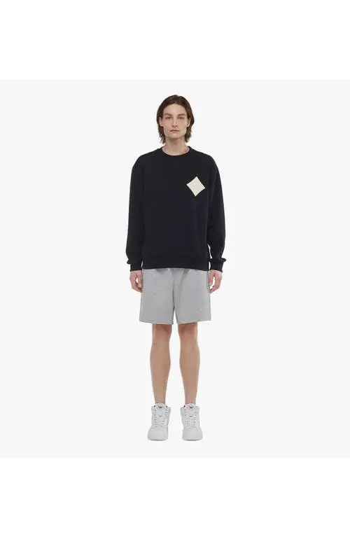 Mcm Logo Patch Bouclé Sweatshirt