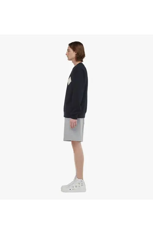Mcm Logo Patch Bouclé Sweatshirt