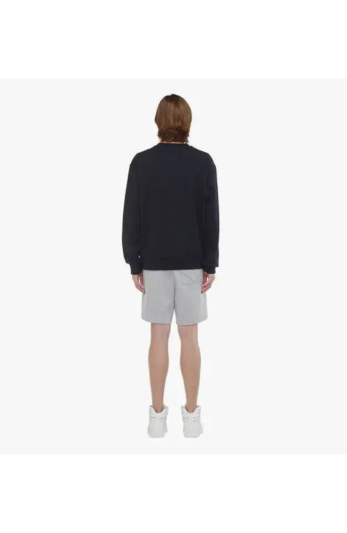 Mcm Logo Patch Bouclé Sweatshirt