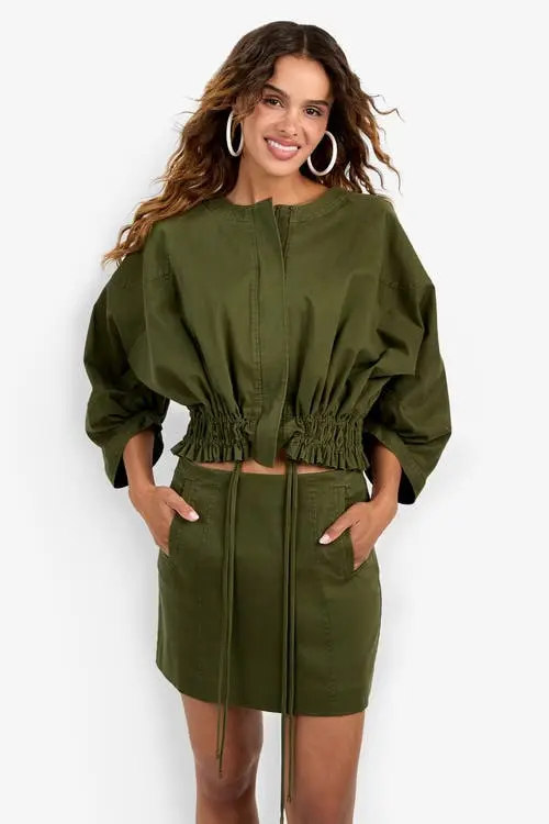 Trina Turk Prita Jacket - Jungle Green