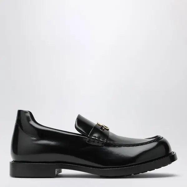 Balenciaga Comfy Loafers In Calf Leather - Black