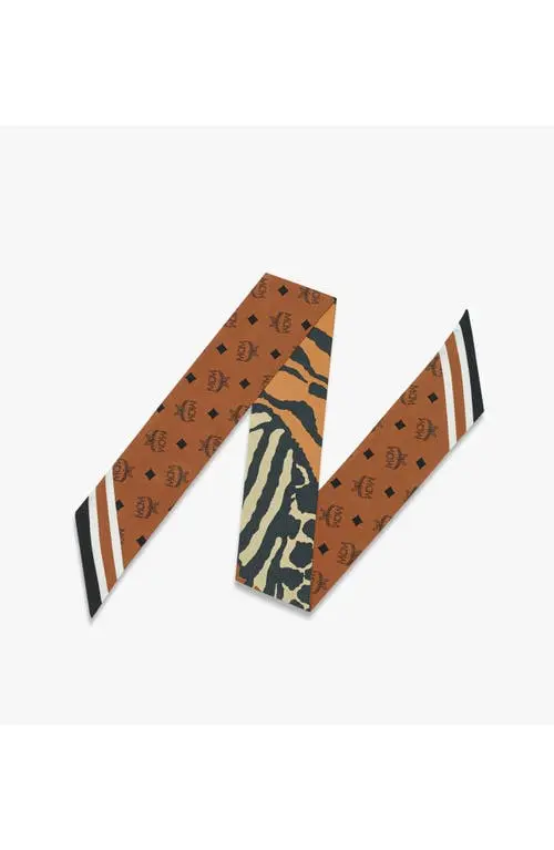Mcm Animalier Petite Silk Scarf