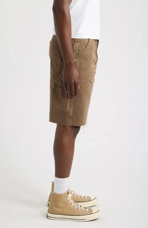 ELWOOD Ripped Carpenter Denim Shorts