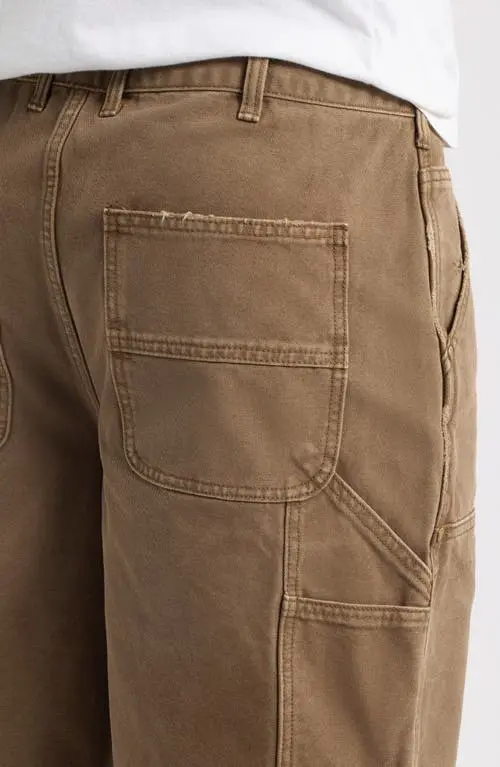 ELWOOD Ripped Carpenter Denim Shorts
