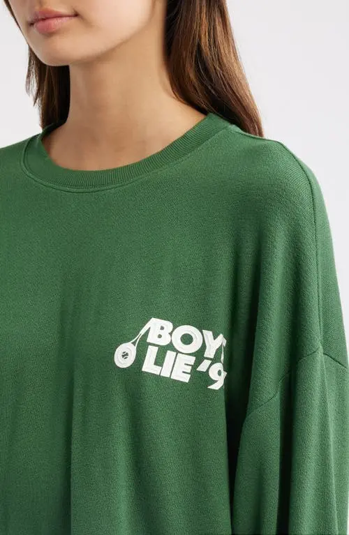 BOYS LIE Kara Crewneck Graphic Sweatshirt