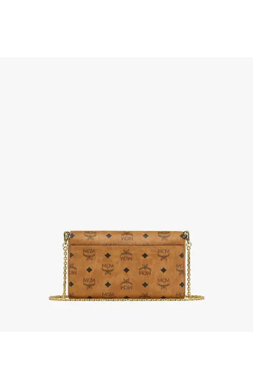 Mcm Tracy Chain Wallet In Visetos