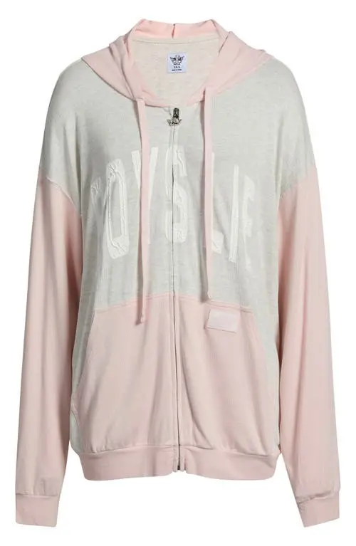 BOYS LIE Colorblocked Full Zip Hoodie