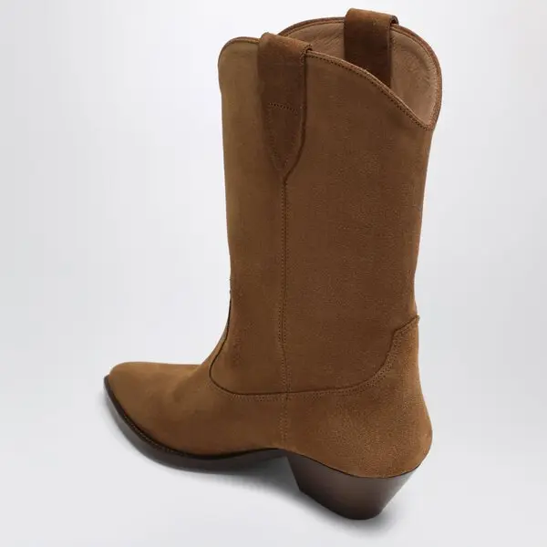 Isabel Marant Étoile Suede Cowboy Ankle Boots - Brown