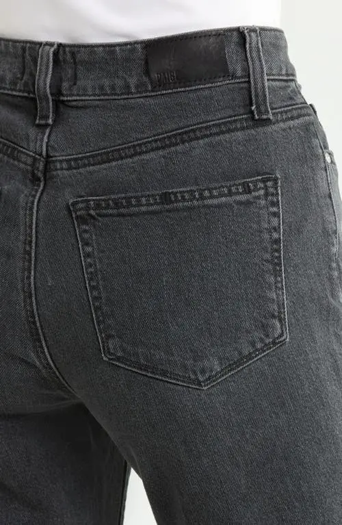 Paige Stevie Straight Leg Ankle Jeans In Dark Wash