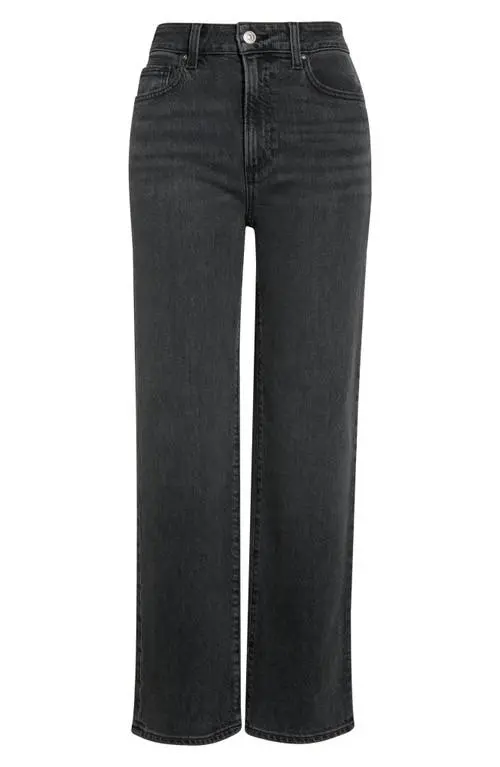 Paige Stevie Straight Leg Ankle Jeans In Dark Wash