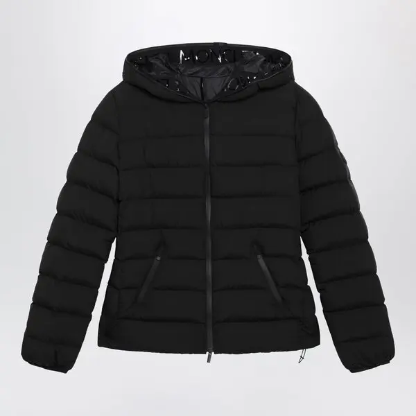Moncler Herbe Short Down Jacket - Black