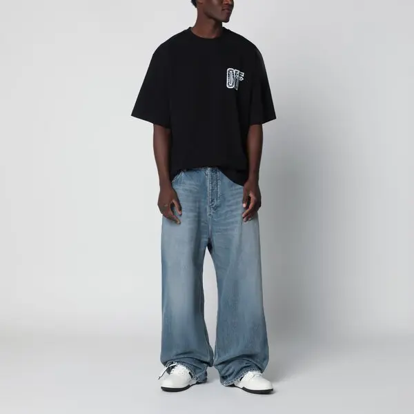 Off-White Motion Arrow Logo T-shirt In Cotton