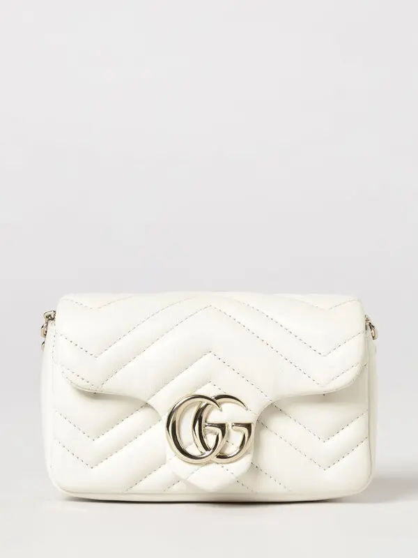 Gucci Quilted Leather Mini Bag - Cream