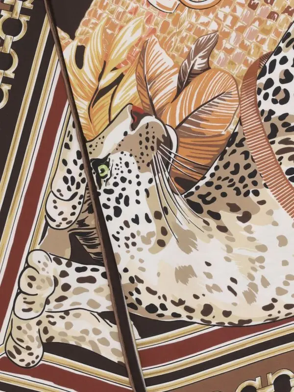 FERRAGAMO Printed Silk Foulard