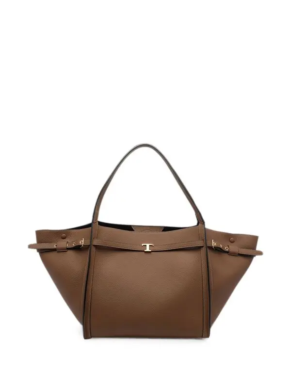 TOD'S Timeless Medium Leather Tote Bag - Multicolor