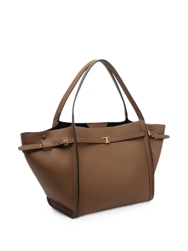 TOD'S Timeless Medium Leather Tote Bag - Multicolor
