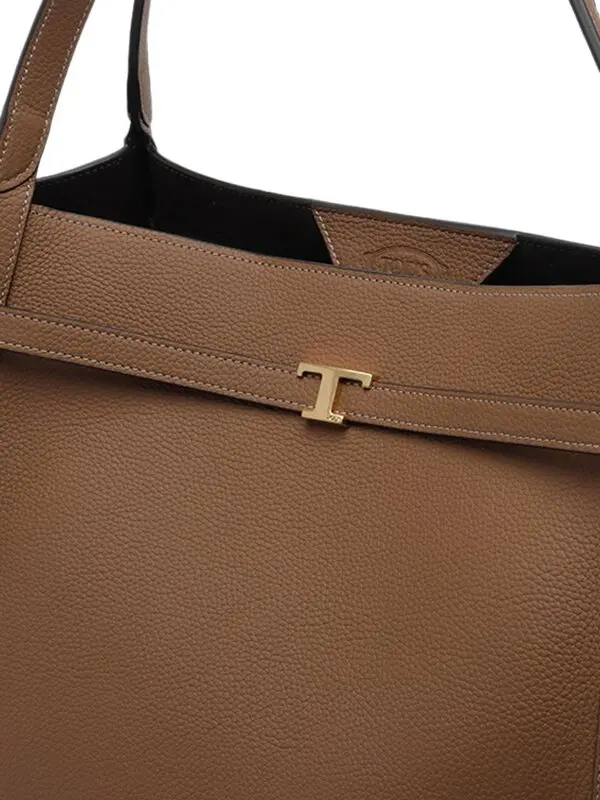 TOD'S Timeless Medium Leather Tote Bag - Multicolor