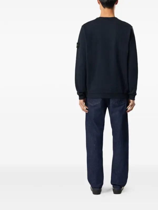 Stone Island Logo Cotton Sweatshirt
