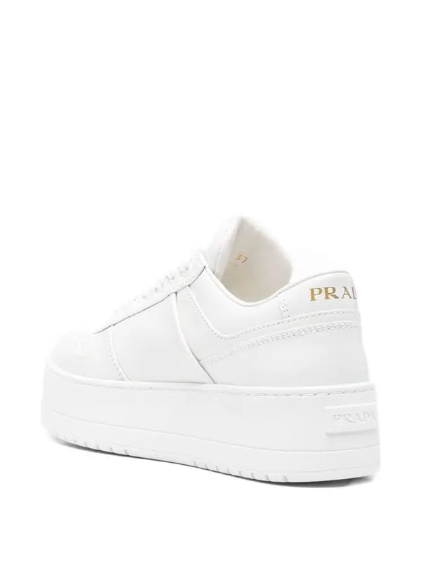 Prada Downtown Bold Leather Sneakers