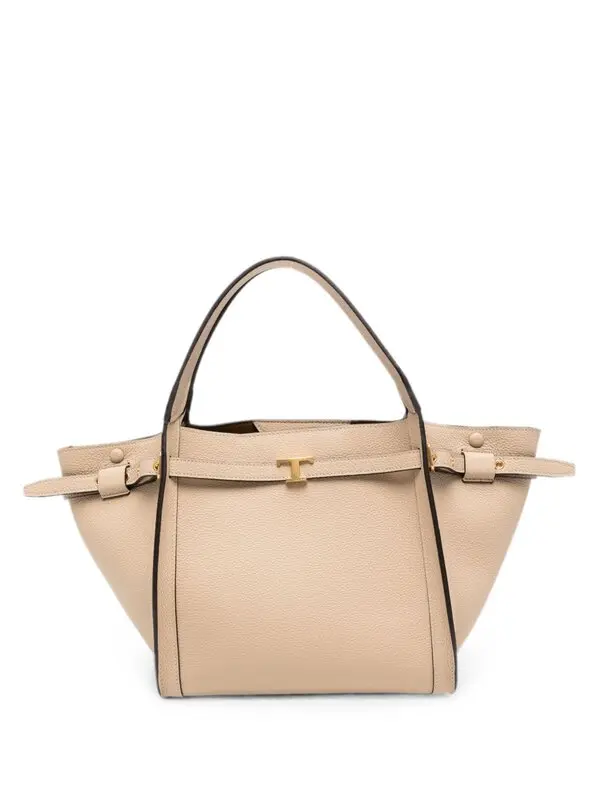 TOD'S Timeless Small Leather Tote Bag - Multicolor