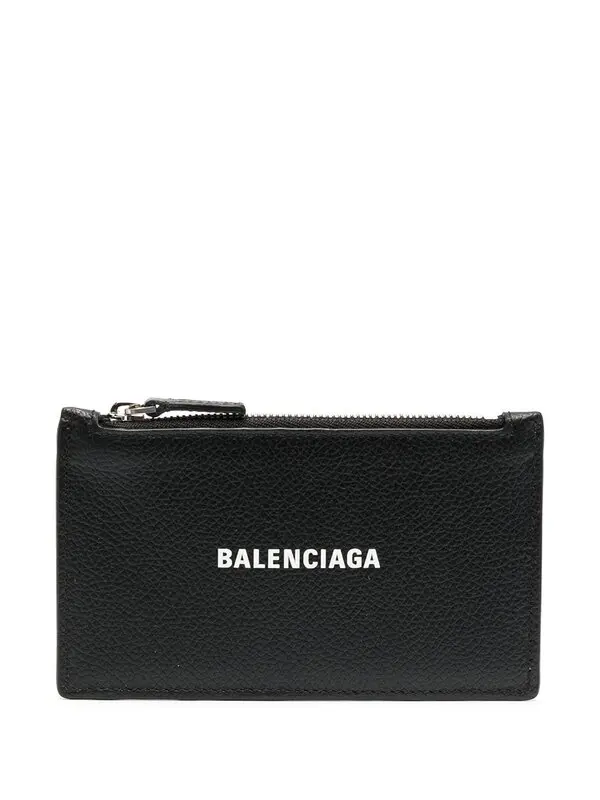 Balenciaga Cash Leather Card Case - Multicolor