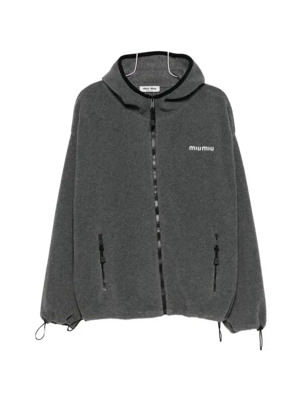 Miu Miu Fleece Blouson Jacket - Multicolor