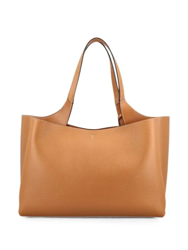 TOD'S Timeless Medium Leather Tote - Multicolor