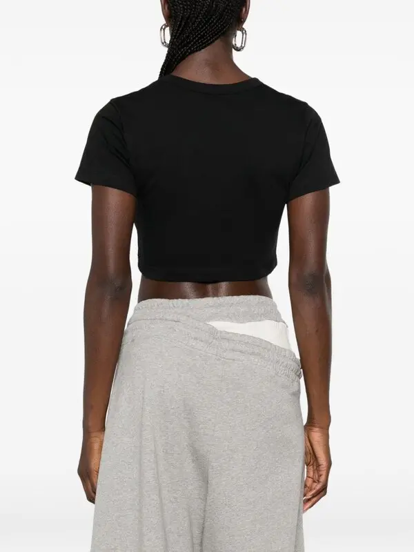 Attico Logo Cropped T-shirt - Multicolor
