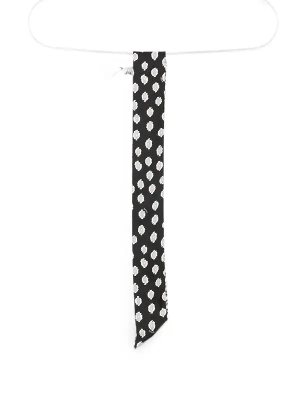 Celine Printed Silk Lavalliere - Multicolor