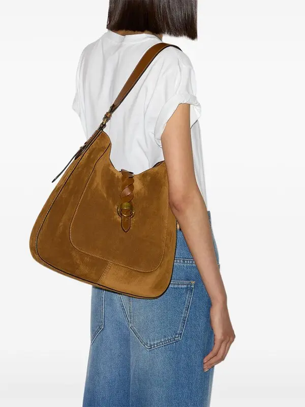 Isabel Marant Étoile Altay Suede Leather Hobo Bag - Multicolor