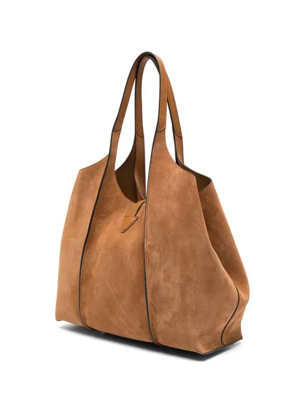 TOD'S T Timeless Medium Suede Tote Bag - Multicolor