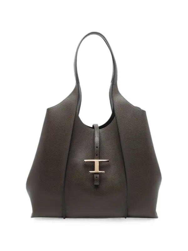 TOD'S Timeless Medium Leather Tote Bag - Multicolor