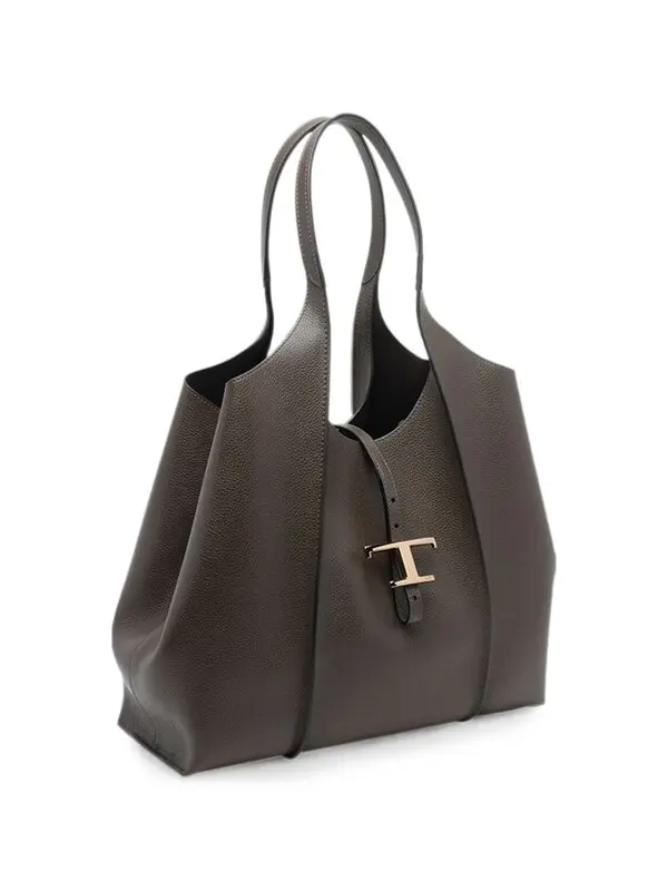 TOD'S Timeless Medium Leather Tote Bag - Multicolor