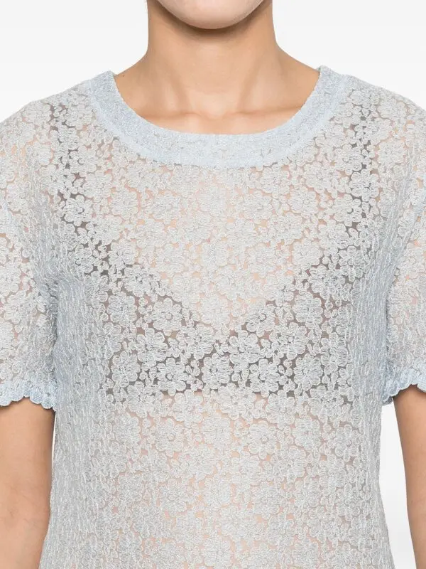 ERMANO SCERVINO Ermanno Scervino Short Sleeve Embroidered T-shirt