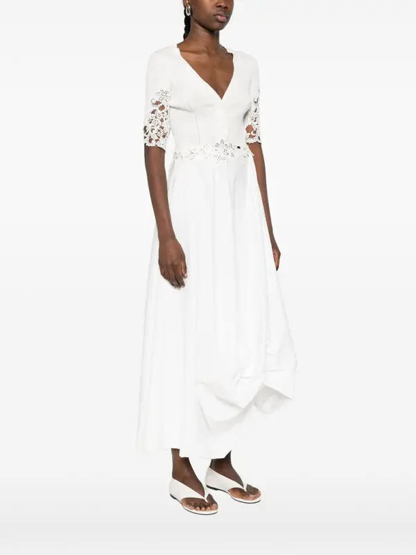 ERMANO SCERVINO Ermanno Scervino Embroidered Cotton Cardigan