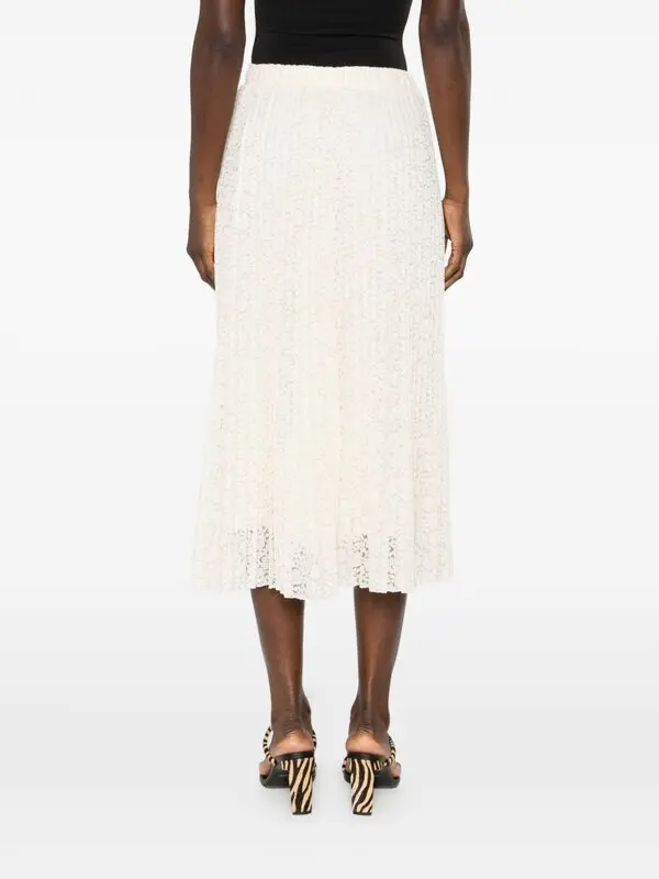ERMANO SCERVINO Ermanno Scervino Embroidered Pleated Skirt
