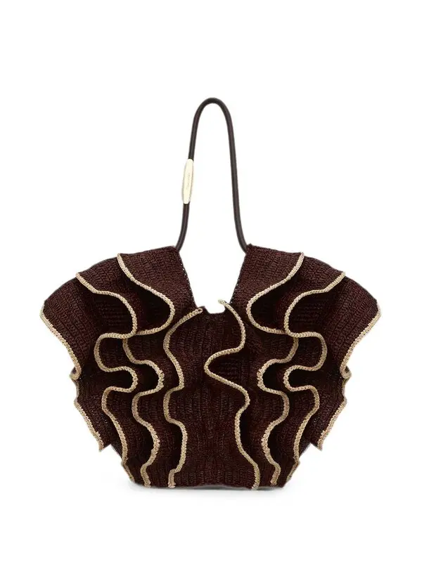 Zimmermann Goldentime Raffia Tote - Multicolor