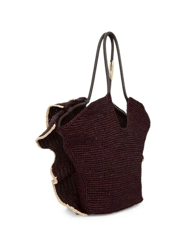 Zimmermann Goldentime Raffia Tote - Multicolor