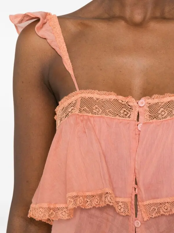 FORTE_FORTE Cotton And Silk Voile Top - Multicolor