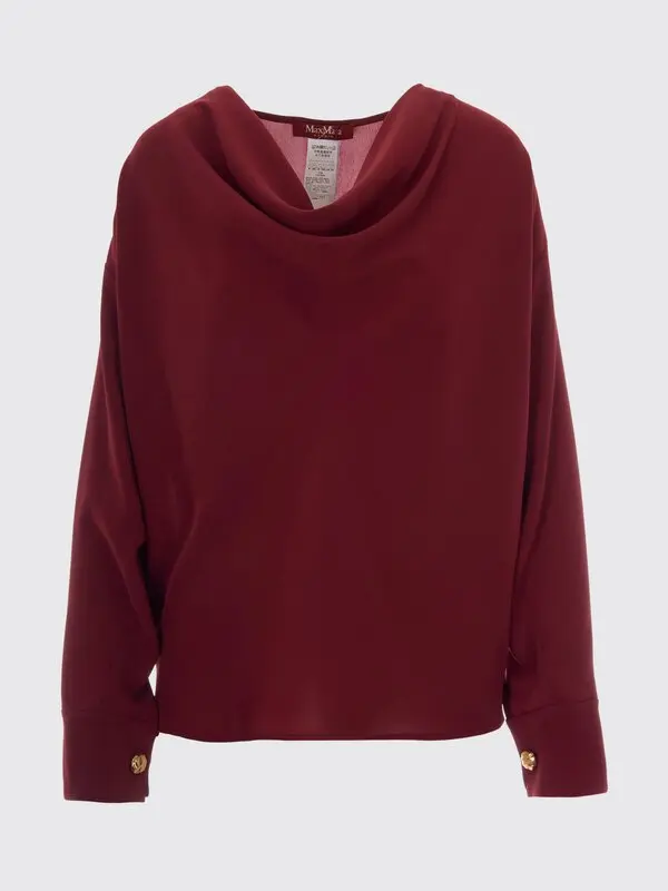 Max Mara Cowl Neck Blouse - Brown
