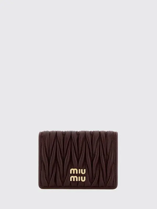Miu Miu Wallet Burgundy - Red