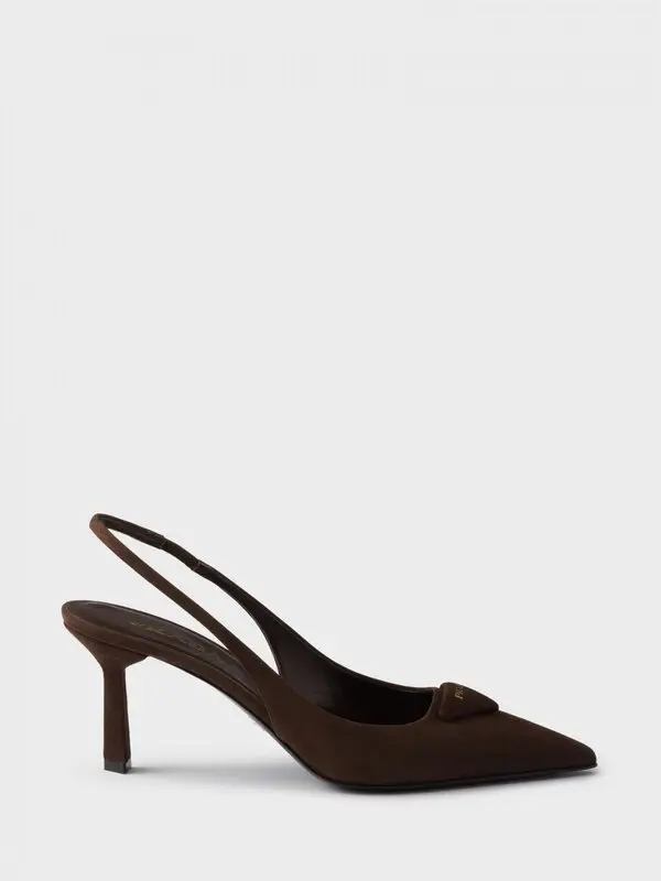 Prada Slingback Pumps - Brown