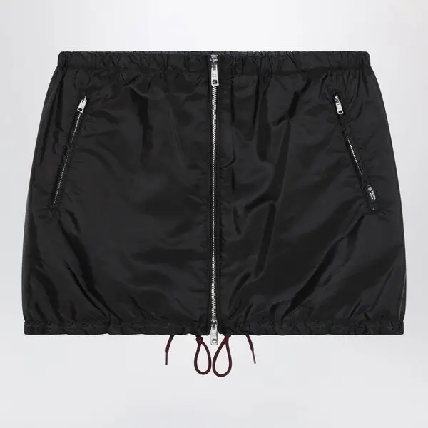 Prada Re-nylon Mini Skirt - Black