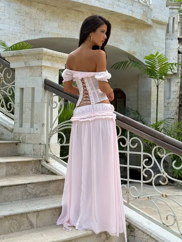 OUTCAST Lubela Corset Top Blush