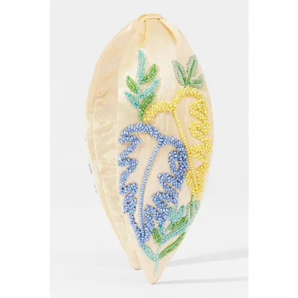 HAIR DRAMA CO. Hair Drama Co Summer Leaf Knotted Headband - Yellow