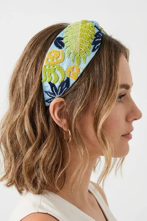 HAIR DRAMA CO. Emerald Tropic Tiara