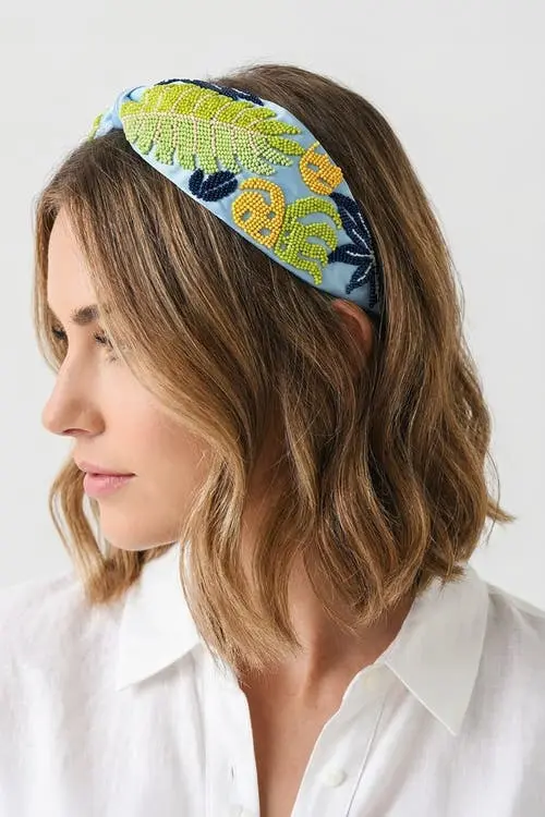 HAIR DRAMA CO. Emerald Tropic Tiara