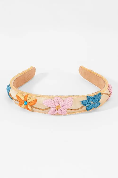 HAIR DRAMA CO Palm Isle Floral Hairband