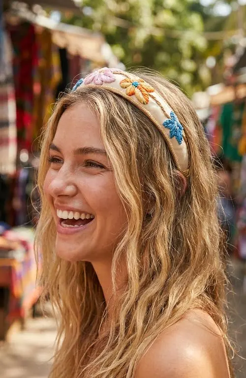 HAIR DRAMA CO Palm Isle Floral Hairband