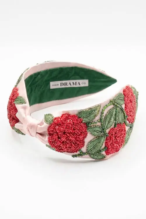 HAIR DRAMA CO Scarlet Garden Headband